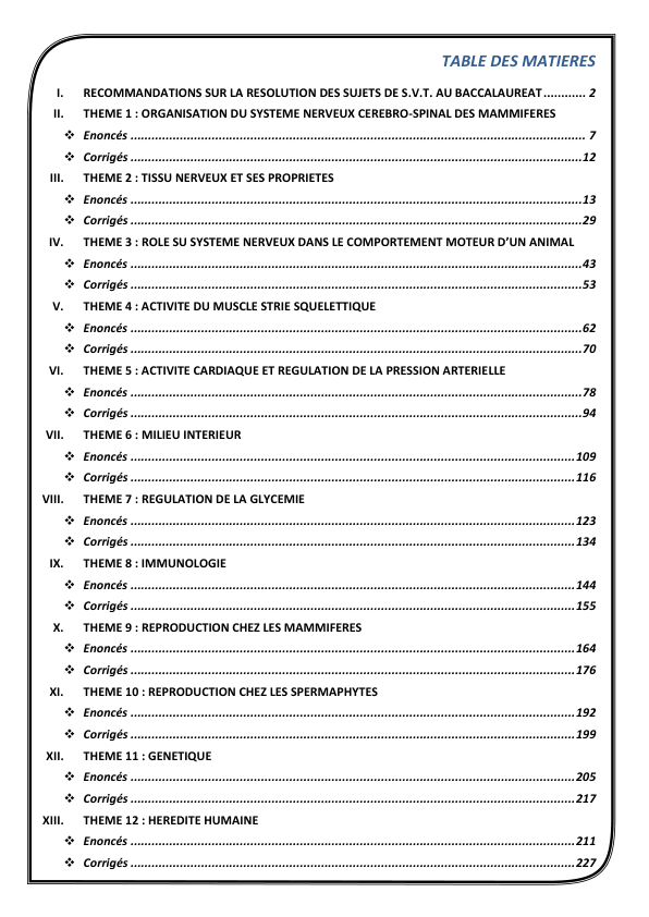 Liste de Fichiers PDF pour la Tle S (TS2) - Monsieur TALL